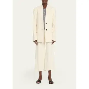 TOTEME Raw Lapel Wool Sport Coat
