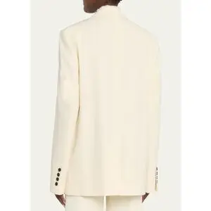 TOTEME Raw Lapel Wool Sport Coat