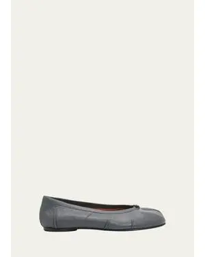MAISON MARGIELA Tabi Leather Ballerina Flats
