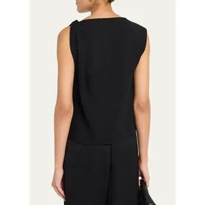 Vince Draped Shoulder Top - Blush Cloud
