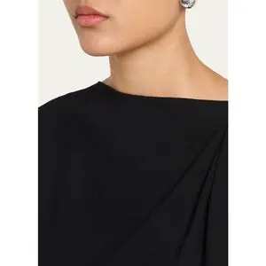 Vince Draped Shoulder Top - Blush Cloud