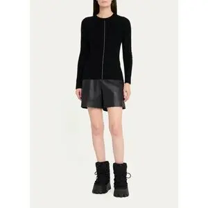 Prada Triangle Logo Lug-sole Nylon Snow Boots