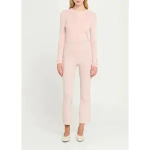 Sprwmn Ribbed-knit Cashmere Henley Top