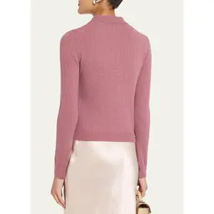 Vince Pointelle Wool Cardigan