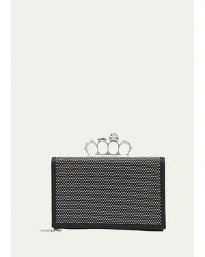 Alexander McQueen Punk Studded Flat Pouch Bag