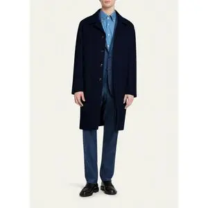 Kiton Cashmere Long Car Coat