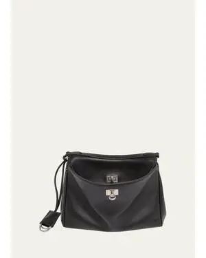Balenciaga Rodeo Leather Messenger Bag - Black