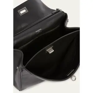 Balenciaga Rodeo Leather Messenger Bag