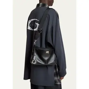 Balenciaga Rodeo Leather Messenger Bag