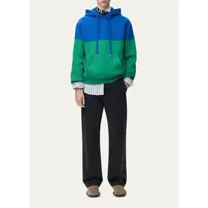 Loewe Leather-patch Straight-leg Jeans - Black