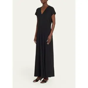 TOTEME V-neck Jersey Dress