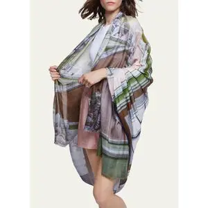 Faliero Sarti X Massimo Listri Silk Stole