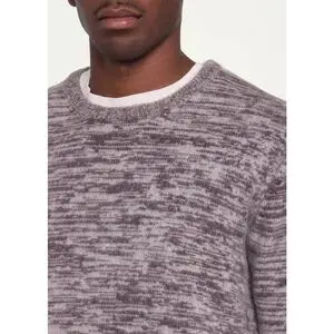 MAURIZIO BALDASSARI Space-dyed Cotton Crewneck Sweater
