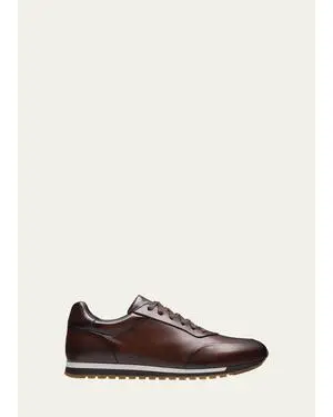 Magnanni Ibiza Ii Leather Low-top Sneakers - Black