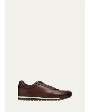 Magnanni Ibiza Ii Leather Low-top Sneakers - Brown