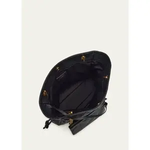 Saint Laurent Jamie Small Drawstring Leather Tote Bag