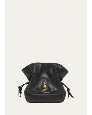 Saint Laurent Jamie Mini Quilted Leather Shoulder Bag - Nero