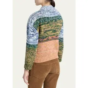 Stella McCartney Alpaca Jacquard Crewneck Sweater