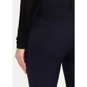 Stella McCartney Mid-rise Wool Kickflare Crop Pants