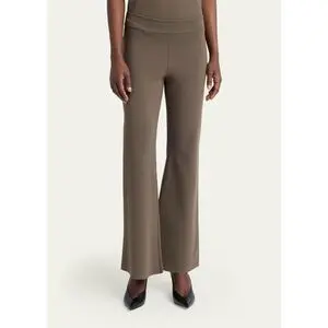 Stella McCartney Compact Knit Iconic Flared Pants
