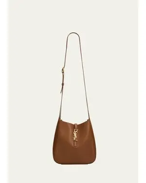 Saint Laurent Le 5 À 7 Small Leather Crossbody Bag - Brown