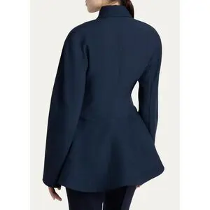 Stella McCartney Dolman-sleeve Wool Peplum Jacket