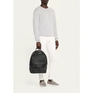 CHRISTIAN LOUBOUTIN Nostalgic Calf Empire Leather Backpack
