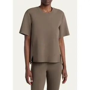 Stella McCartney Iconic Compact Knit Short-sleeve Top