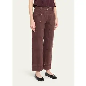 3.1 Phillip Lim Denim Carpenter Pants - Espresso