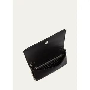 Valentino Garavani Crystal Vlogo Satin Top-handle Bag