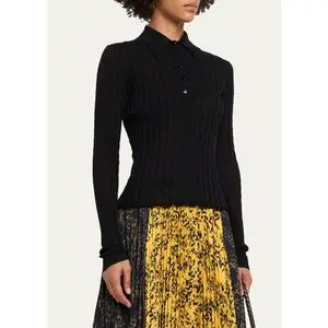 Proenza Schouler Monet Ribbed Top