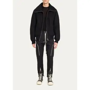 Rick Owens Zipped-trim Drawstring Joggers