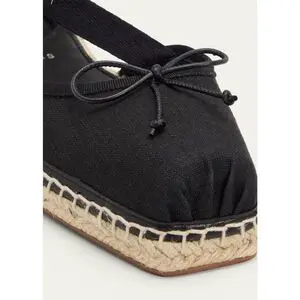 CHRISTIAN LOUBOUTIN Cassiadrilla Canvas Lace-up Espadrilles - Black