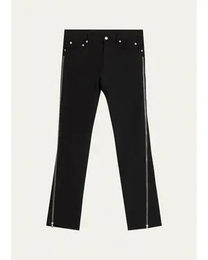 Rick Owens Vega Wool Zip-cuff Jeans