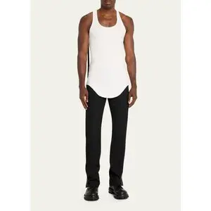 Rick Owens Vega Wool Zip-cuff Jeans