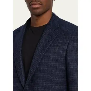 Giorgio Armani Soft Line Check Single-breasted Sport Coat