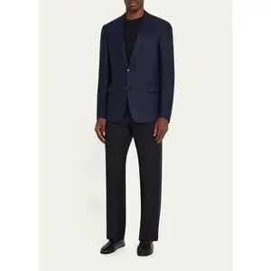 Giorgio Armani Soft Line Check Single-breasted Sport Coat