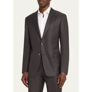 Giorgio Armani Soft Line Micro-check Two-piece Suit