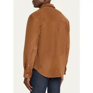 Officine Générale Suede Western Overshirt