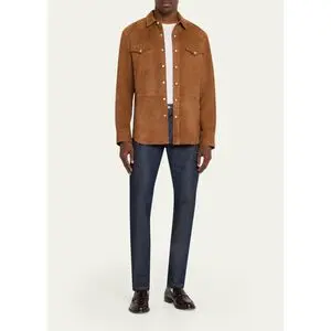 Officine Générale Suede Western Overshirt
