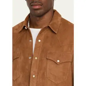 Officine Générale Suede Western Overshirt