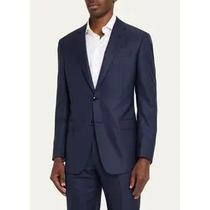 Giorgio Armani Soft Line Textured Wool Two-piece Suit