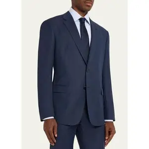 Giorgio Armani Soft Line Chevron Single-breasted Suit