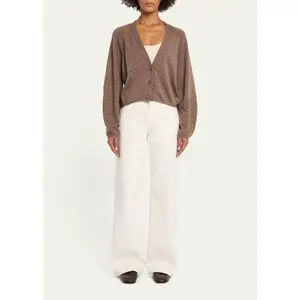 Officine Générale Jaima Boxy Raglan-sleeve Cardigan