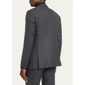 Giorgio Armani Wool Herringbone Single-breasted Suit