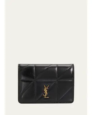 Saint Laurent Quilted Leather Passport Case