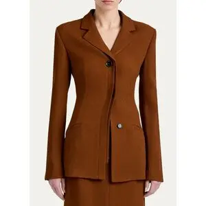 Proenza Schouler Vioni Heavy Sable Single-breasted Jacket