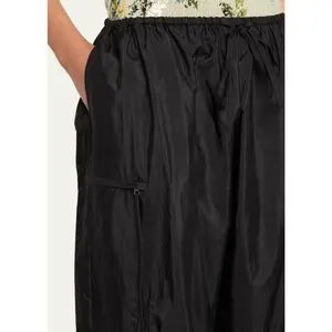 Brandon Maxwell Scout Drawstring Cargo Pants