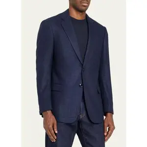 Giorgio Armani Soft Textured Single-breasted Sport Coat