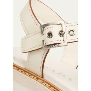Prada 55mm Leather Platform Sandals - Talco